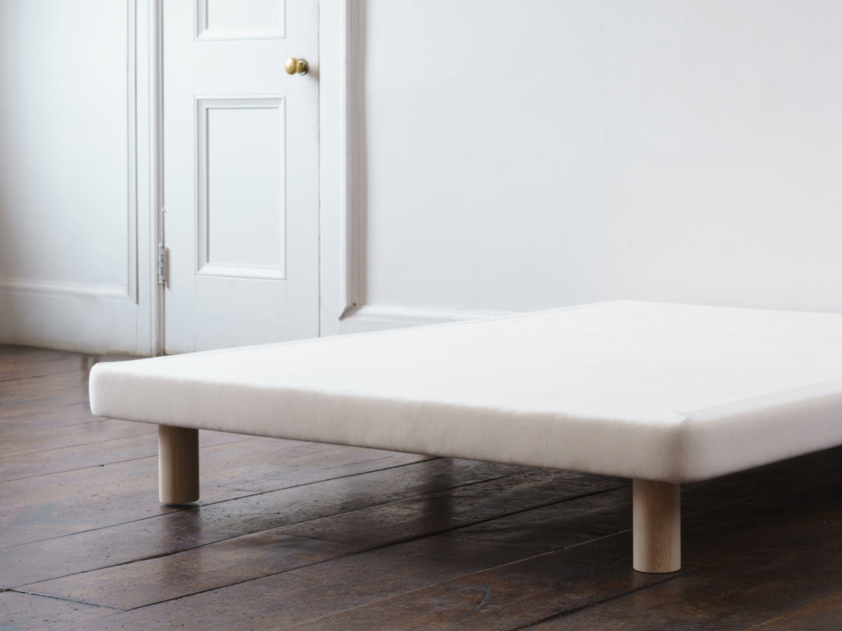 Natural Bed Base | Customizable Support with Organic Fabric | Obasan